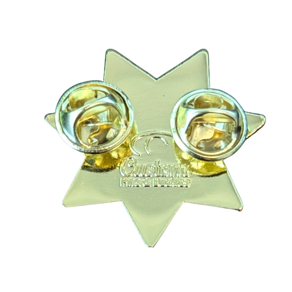 CDCR Badge Lapel Pin No Banner – Custom Pins & Buckles