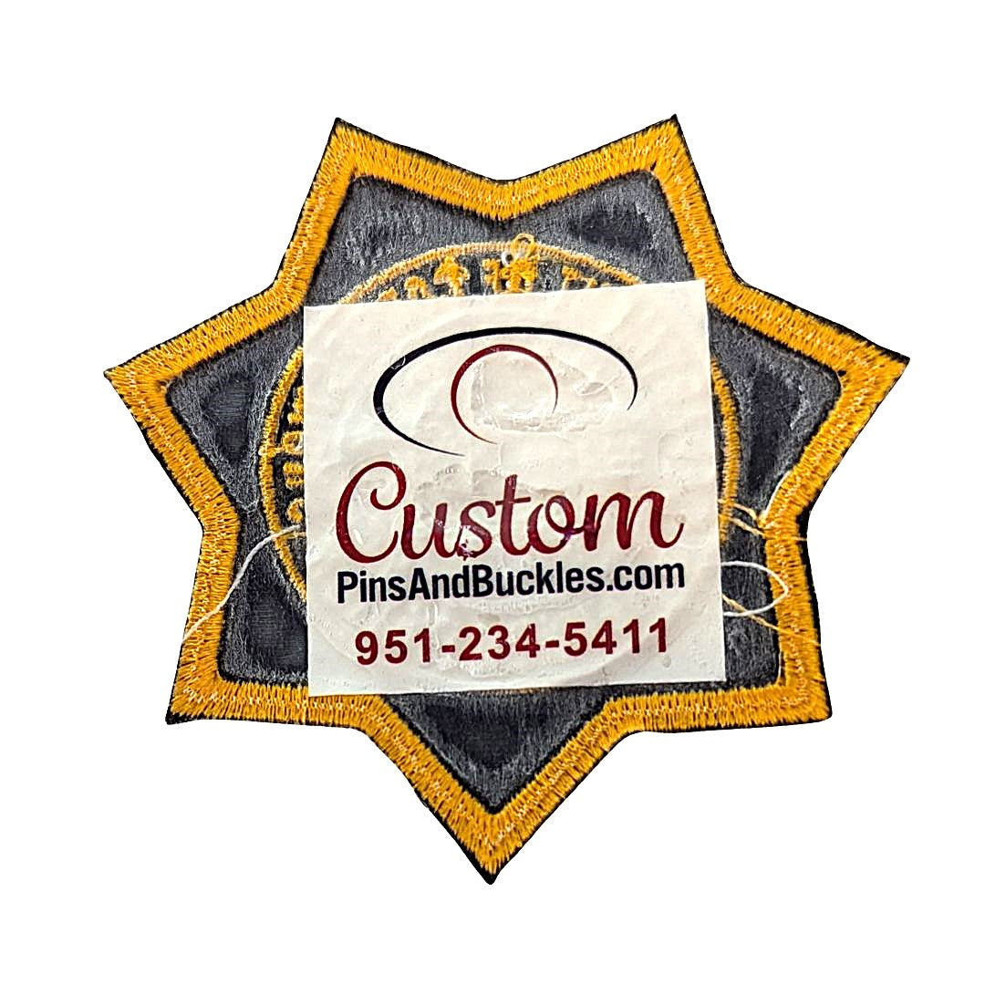 US Veteran/Lieutenant CDCR Badge Patch Iron-On – Custom Pins & Buckles