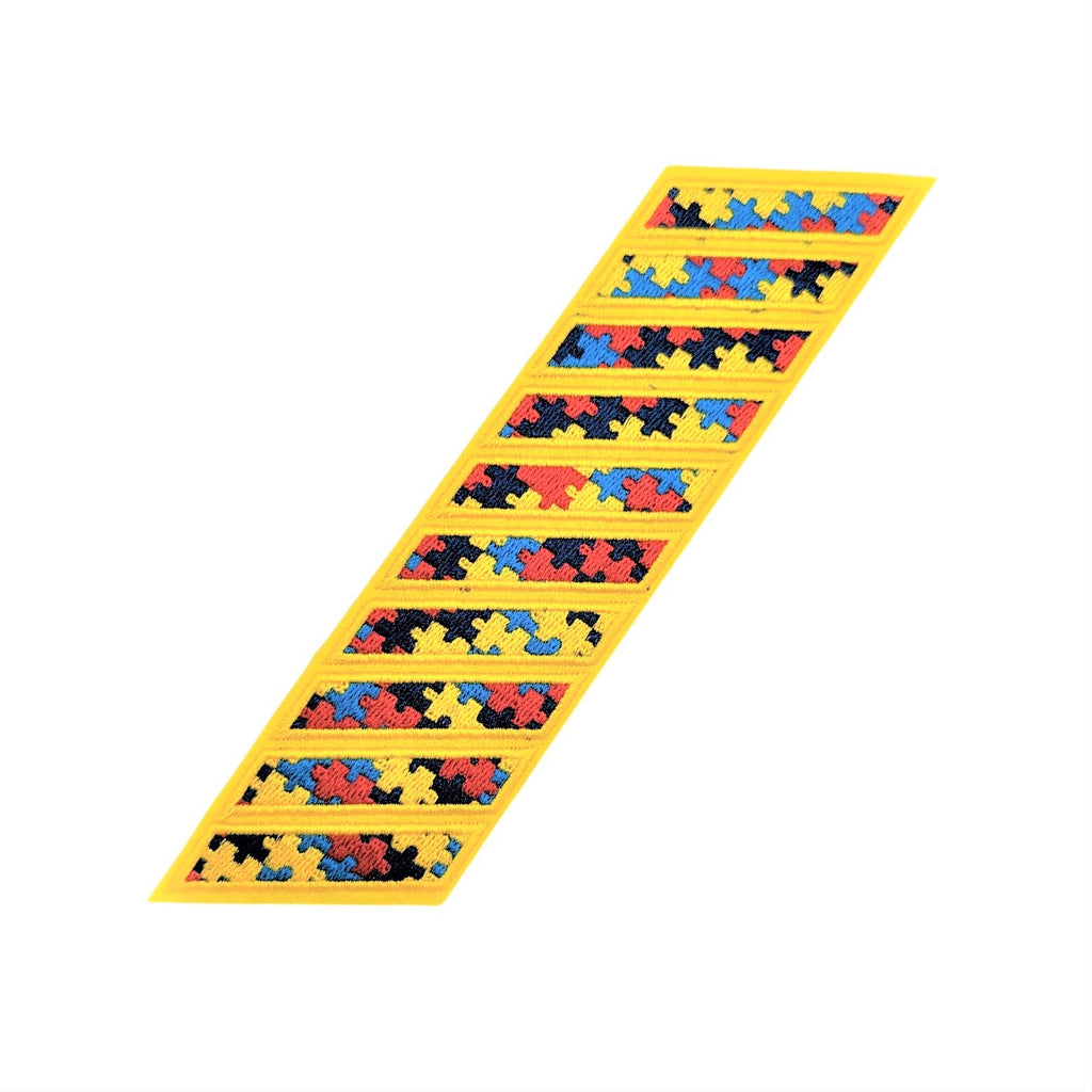 HASH MARK Autism Awareness Ribbon Patch – Custom Pins & Buckles