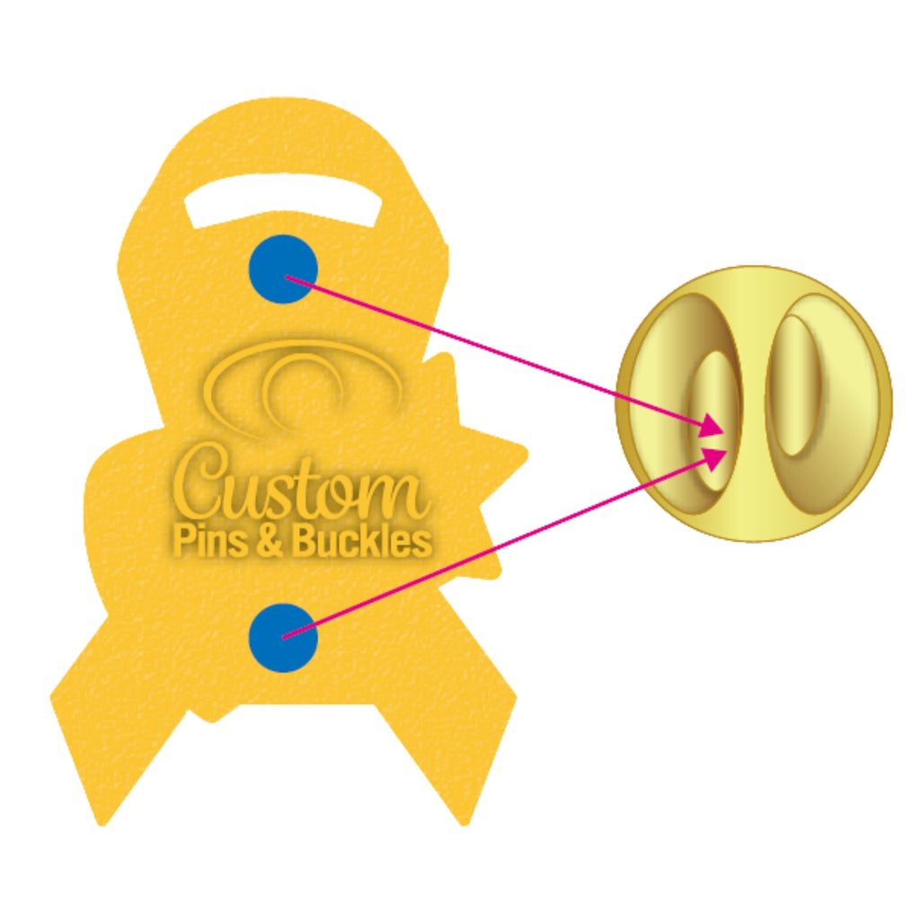 Autism Awareness CDC Tower Combo Ribbon Lapel Pin – Custom Pins & Buckles